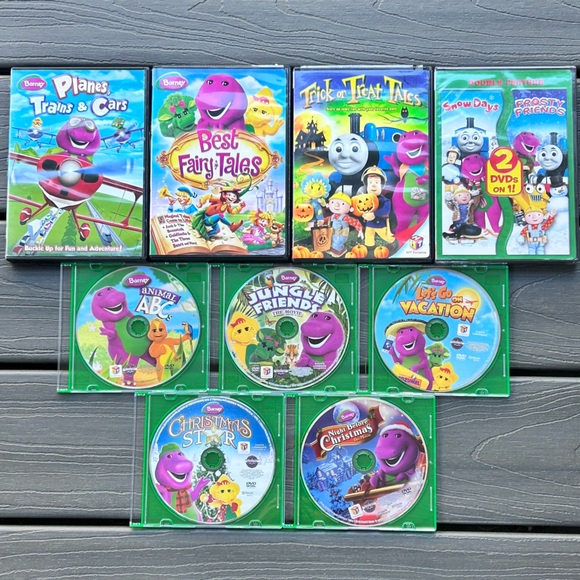 Barney | Media | Barney Dvd Lot Of 9 Dvds Barney Best Fairy Tales ...